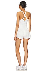 Free People x FP Movement Way Home Skortsie in White | REVOLVE