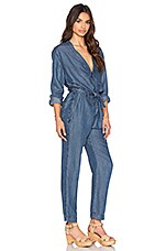 Free People Lou Denim Jumpsuit in Imperial | REVOLVE