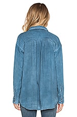 Free People Turn It Around Top in Blue Combo | REVOLVE