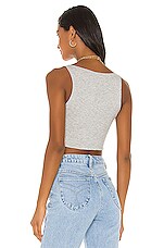 Free People Top Notch Crop Top in Grey | REVOLVE