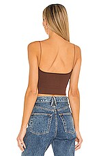Free People X REVOLVE Ribbed V Neck Brami Tank in Cappuccino | REVOLVE