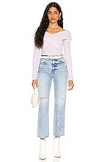 Free People Marley Buffy Rib Top in Frost Lavender | REVOLVE