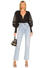 Free People Eloise Bodysuit in Black | REVOLVE