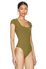 Free People Square Eyes Bodysuit in Avocado Tree | REVOLVE