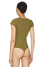 Free People Square Eyes Bodysuit in Avocado Tree | REVOLVE