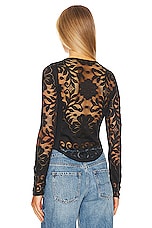 Free People Wild Roses Top in Black | REVOLVE