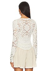 Free People Wild Roses Top in Pastry Cream | REVOLVE