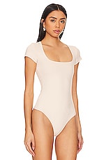 Free People Square Eyes Bodysuit in Pink Tint | REVOLVE