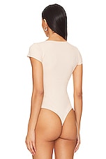 Free People Square Eyes Bodysuit in Pink Tint | REVOLVE