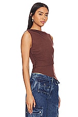 Free People Fall For Me Tee in Mocha | REVOLVE