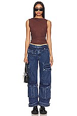 Free People Fall For Me Tee in Mocha | REVOLVE