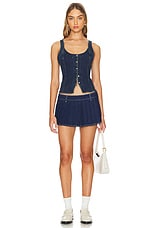 Free People Kara Vest in Rugged Denim | REVOLVE