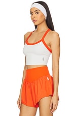 Free People x FP Movement All Clear Colorblock Cami in White & Flame ...