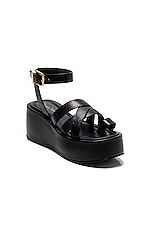 Free People Hazel Flatform Sandal in Black | REVOLVE