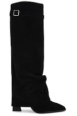 Free People Felicity Foldover Boot in Black | REVOLVE