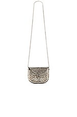 From St Xavier Riley Clutch in Silver | REVOLVE