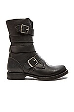 Frye Veronica Tanker Boot in Black | REVOLVE