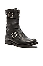 Frye Veronica Tanker Boot in Black | REVOLVE