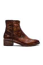 Frye Ray Seam Short Bootie in Cognac | REVOLVE