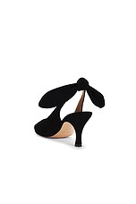 Flattered Franchesca Bow Heel in Black | REVOLVE