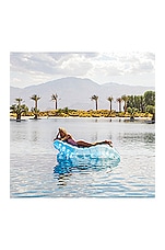 FUNBOY Clear Chaise Lounger Floatie in Blue Ombre | REVOLVE