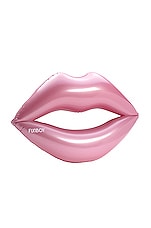 FUNBOY The Lips Pool Float in Metallic Pink | REVOLVE