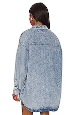 Good American Denim Shacket in Indigo299 | REVOLVE