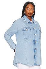 Good American Denim Redesign Shacket in Indigo279 | REVOLVE