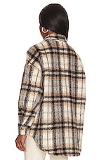 Good American Neutral Plaid Shacket in Neutral Plaid in Neutral ...