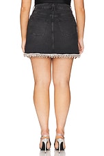 Good American Aline Skirt With Crystal Trim in Black376 | REVOLVE