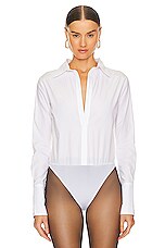 GAUGE81 Aomo Long Sleeve Bodysuit in White | REVOLVE