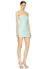 GIUSEPPE DI MORABITO Strapless Mini Dress in Aquamarine | REVOLVE