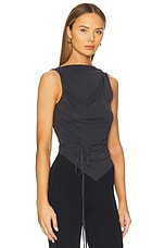 Geel Portia Top in Onyx | REVOLVE