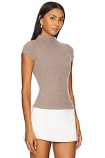 Geel Gem Cap Sleeve Top in Walnut | REVOLVE