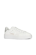 Golden Goose X Revolve Purestar Sneaker in White & Light Blue | REVOLVE