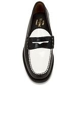 G.H.BASS Larson Weejun in Black , White | REVOLVE