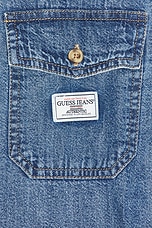 Guess Jeans Regular Long Sleeve Denim Shirt in Mid Wash | REVOLVE