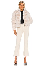 Generation Love Jodi Faux Fur Jacket in Stone | REVOLVE