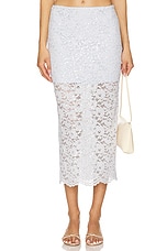Generation Love Rave Sequin Lace Skirt in Opal | REVOLVE