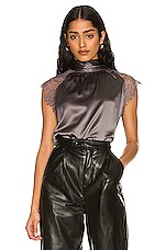 Generation Love Rachel Halter Blouse in Steel | REVOLVE