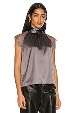 Generation Love Rachel Halter Blouse in Steel | REVOLVE