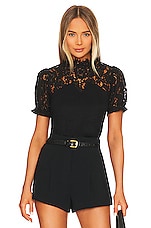 Generation Love Romina Lace Combo Top in Black | REVOLVE