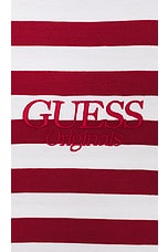 Guess Originals Simple Stripe Tee in Autumn Spice Multi | REVOLVE