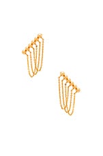gorjana Gold Rush Ear Climber in Gold | REVOLVE