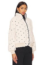 The Great The Blackbird Jacket in Cream & Black Floral | REVOLVE