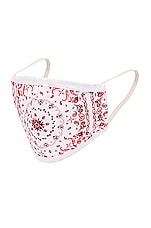 GRLFRND Protective Face Mask in Red Bandana | REVOLVE