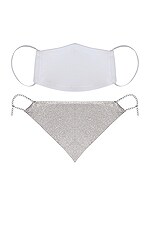 GRLFRND Face Mask in Silver Chainmail | REVOLVE