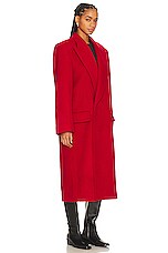 GRLFRND Bronte Oversized Coat in Deep Red | REVOLVE