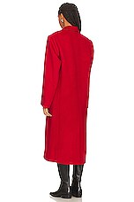GRLFRND Bronte Oversized Coat in Deep Red | REVOLVE