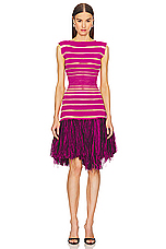 George Trochopoulos Fringe Dress in Fuchsia | REVOLVE
